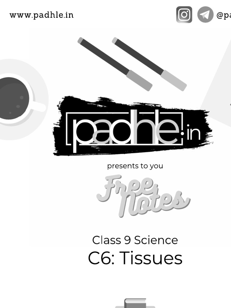 Science Just Padhle Notes Tissue | PDF
