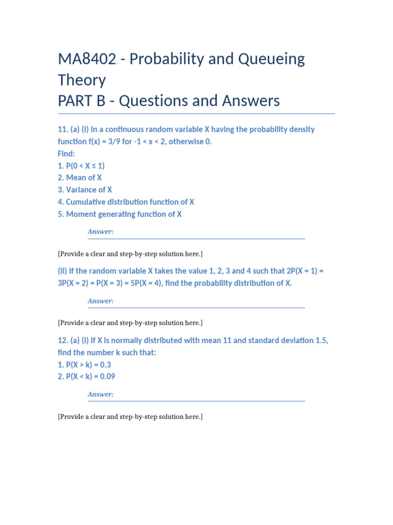 PQT PART B Answers Template | PDF