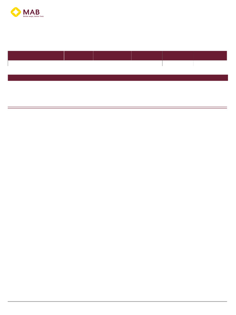 Myanma Apex Bank Statement Summary | PDF