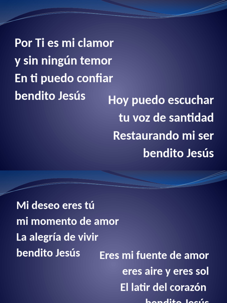 Bendito Jesús | PDF