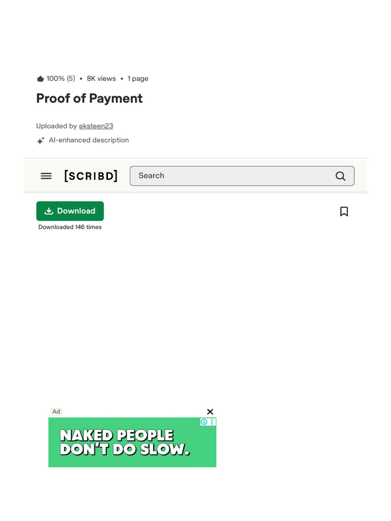 Proof of Payment - PDF - Payments - Cyberwarfare | PDF | Scribd