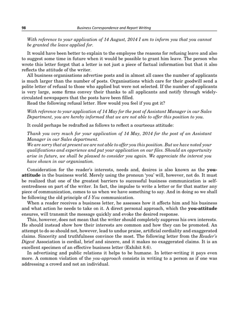 Effective Business Letter Writing | PDF | Written Communication | Writing