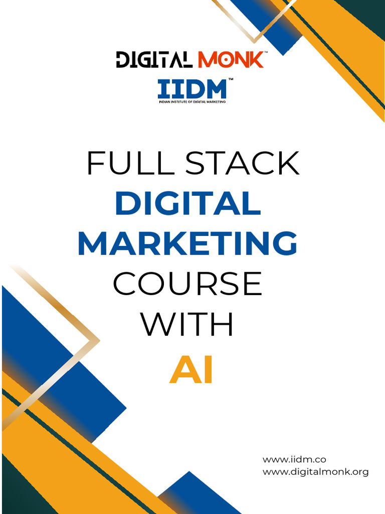 Digital Monk - IIDM Brochure | PDF | Search Engine Optimization | Internet