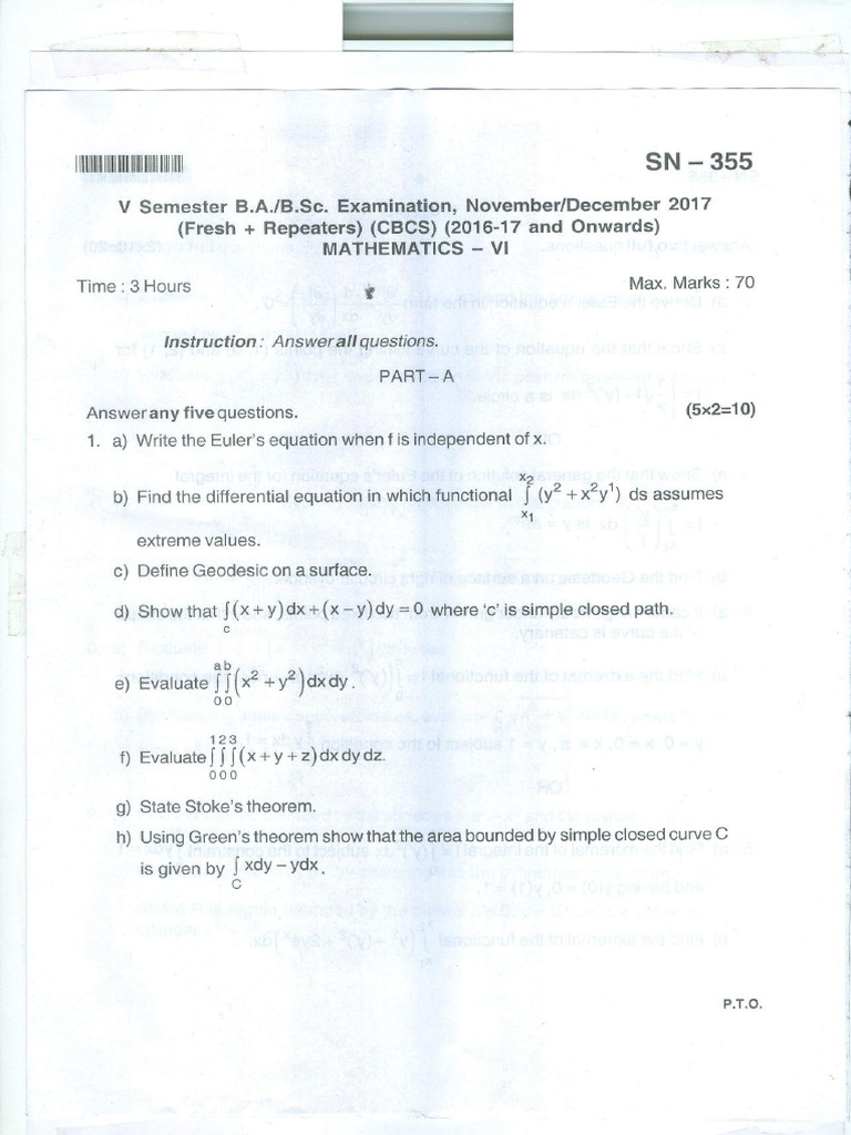 Mathematics VI | PDF