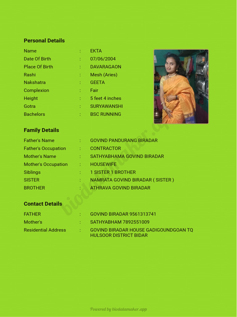 Ekta Govind Biradar | PDF