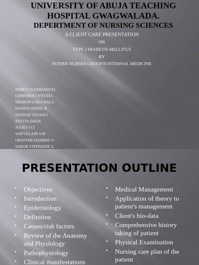DM Presentation Power Point | PDF | Pancreas | Diabetes