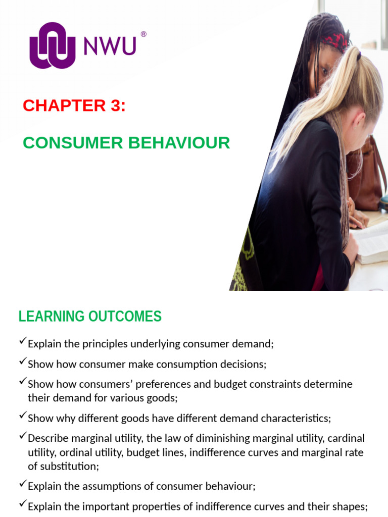 ECON221-CHAPTER 3 (Consumer Behaviour) | PDF | Utility | Microeconomics