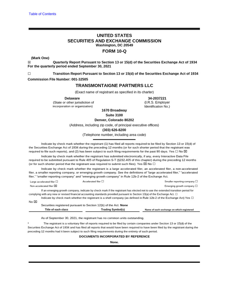 United States Securities and Exchange Commission FORM 10-Q | PDF | Fair ...