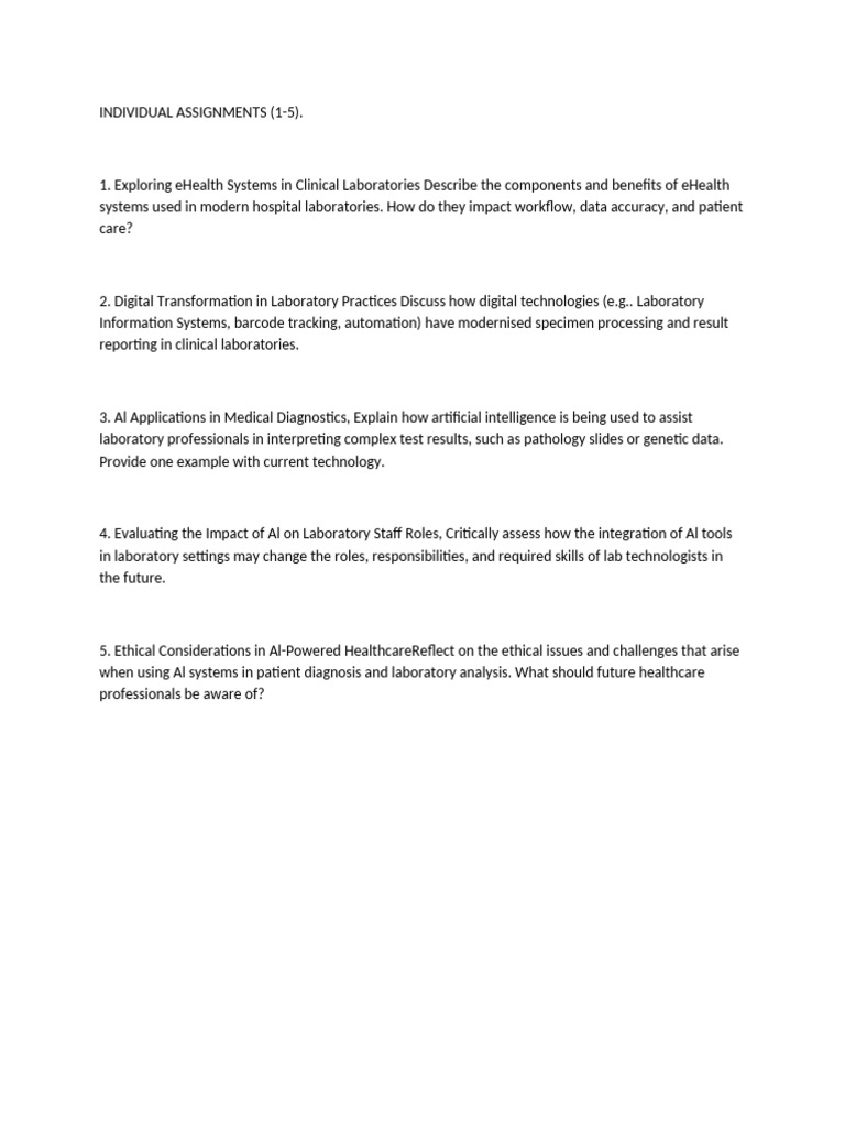 Individual Assi | PDF