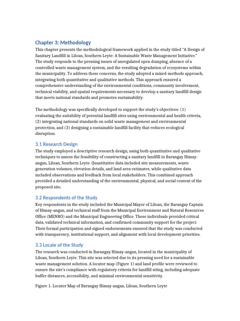 Chapter 3 Methodology With Figures Tables | PDF | Methodology | Statistics