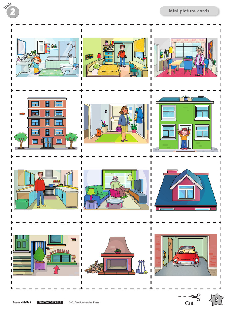 LWU 2 Mini Picture Cards Unit 2 | PDF