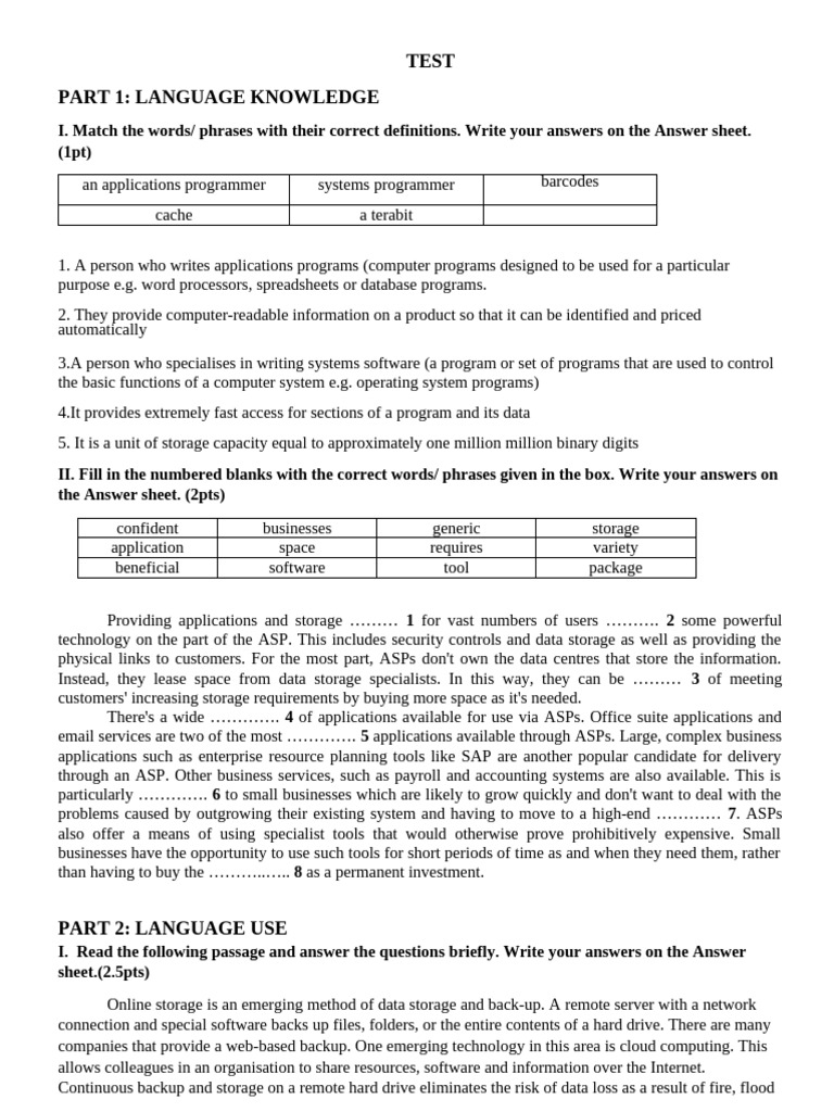 Test | PDF | Backup | Computer Data Storage