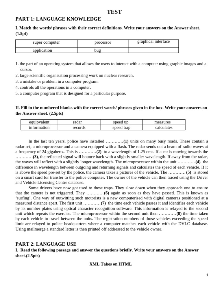 Language Knowledge and XML Overview | PDF | Html | Xml