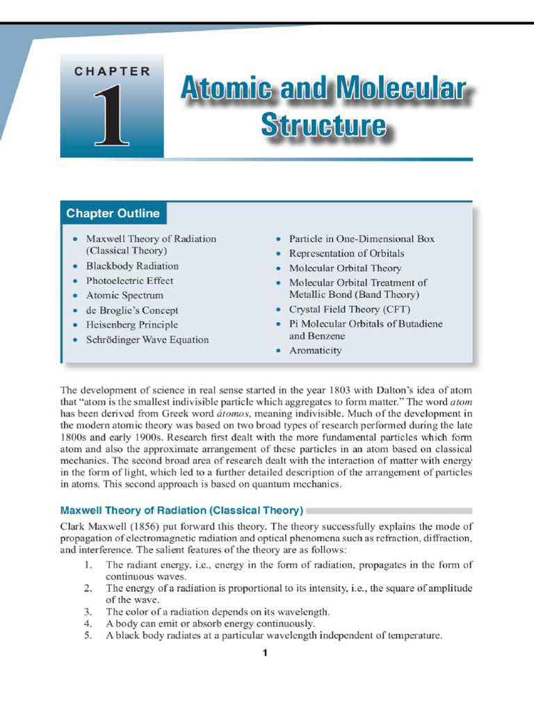 Reference-Atomic and Molecular Structures | PDF