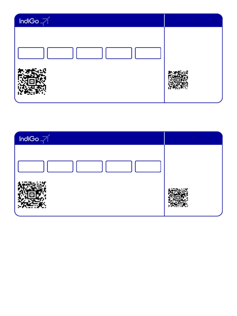 Hyderabad to Goa Flight Boarding Passes | PDF