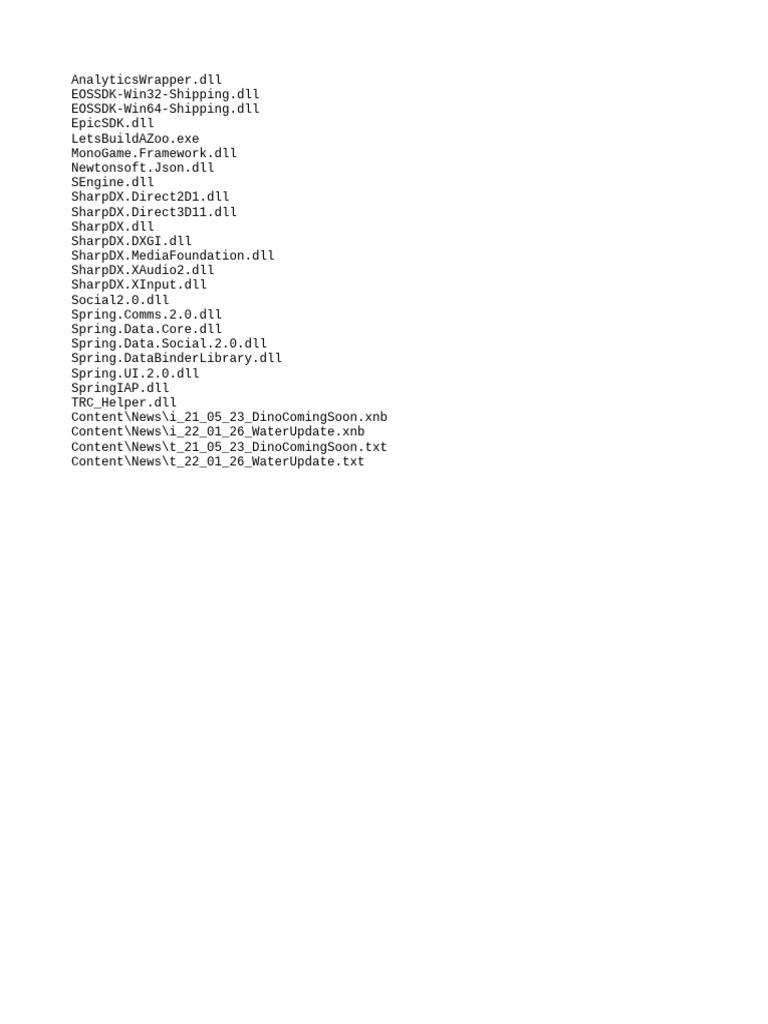 EOS SDK DLLs Overview | PDF
