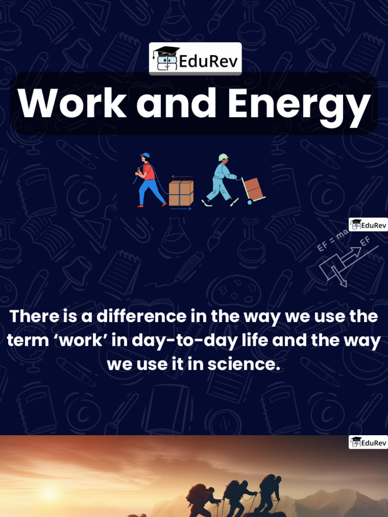 Understanding Work and Energy in Physics | PDF | Potential Energy | Watt