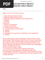 Knights Templar Initiation Ritual Explained | PDF | Knights Templar