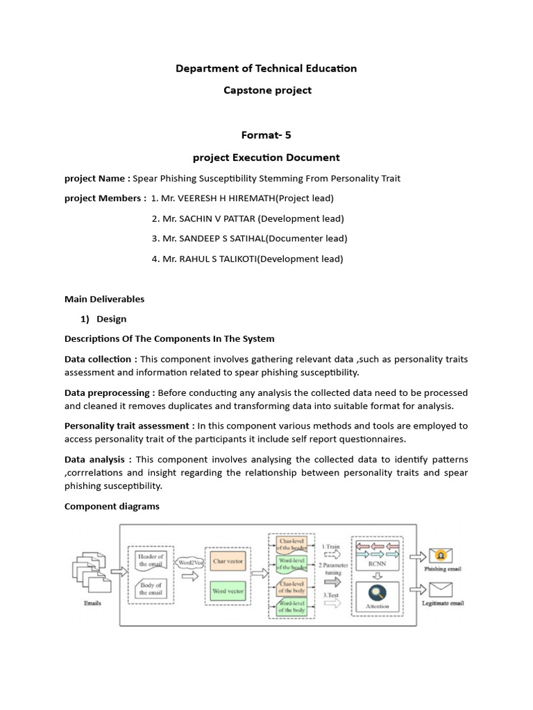 Project Execution Document | PDF | Phishing | Simulation