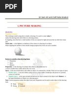 Grade 6 Art and Craft Lesson Notes | PDF | Drawing | Composition ...