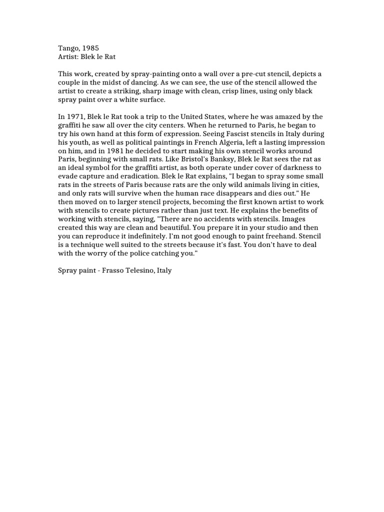 Tango | PDF