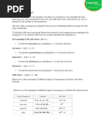 Nth Term Sequences Worksheet | PDF | Mathematics | Mathematical Analysis