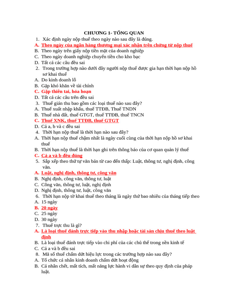 Chương 1 - T NG Quan | PDF