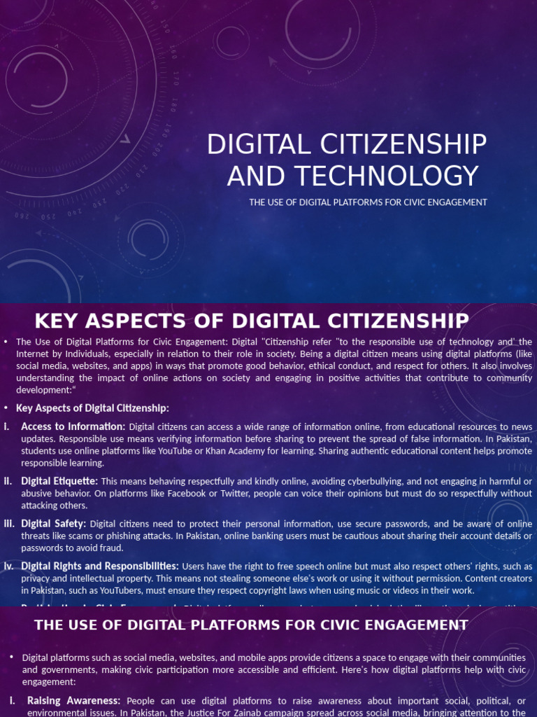 Digital Platforms for Civic Engagement | PDF | Social Media | Popular ...
