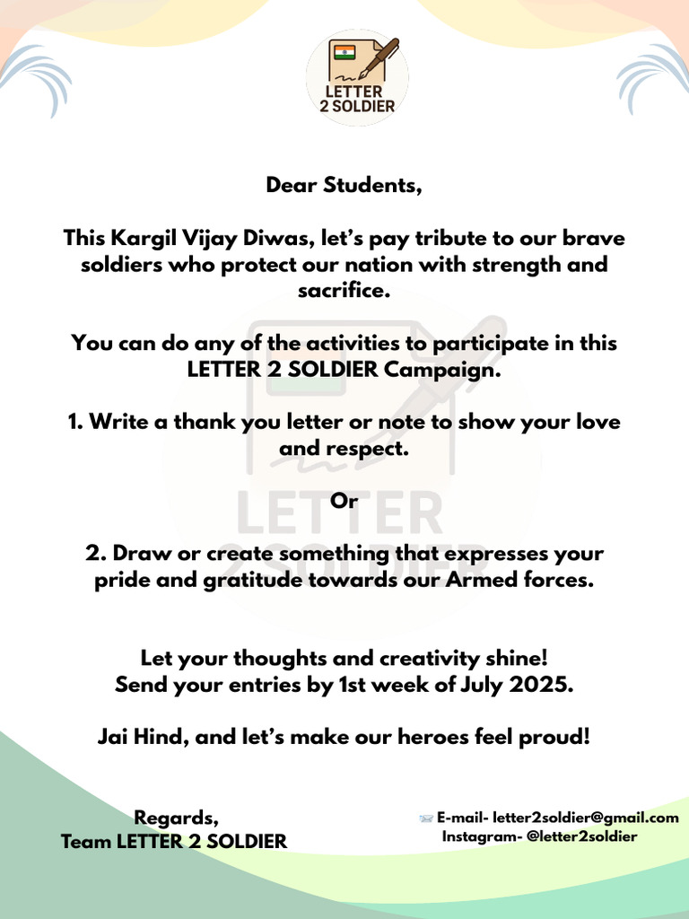 Letter 2 Soldier Activity | PDF