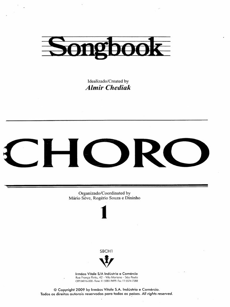 Choro Songbook 1 | PDF