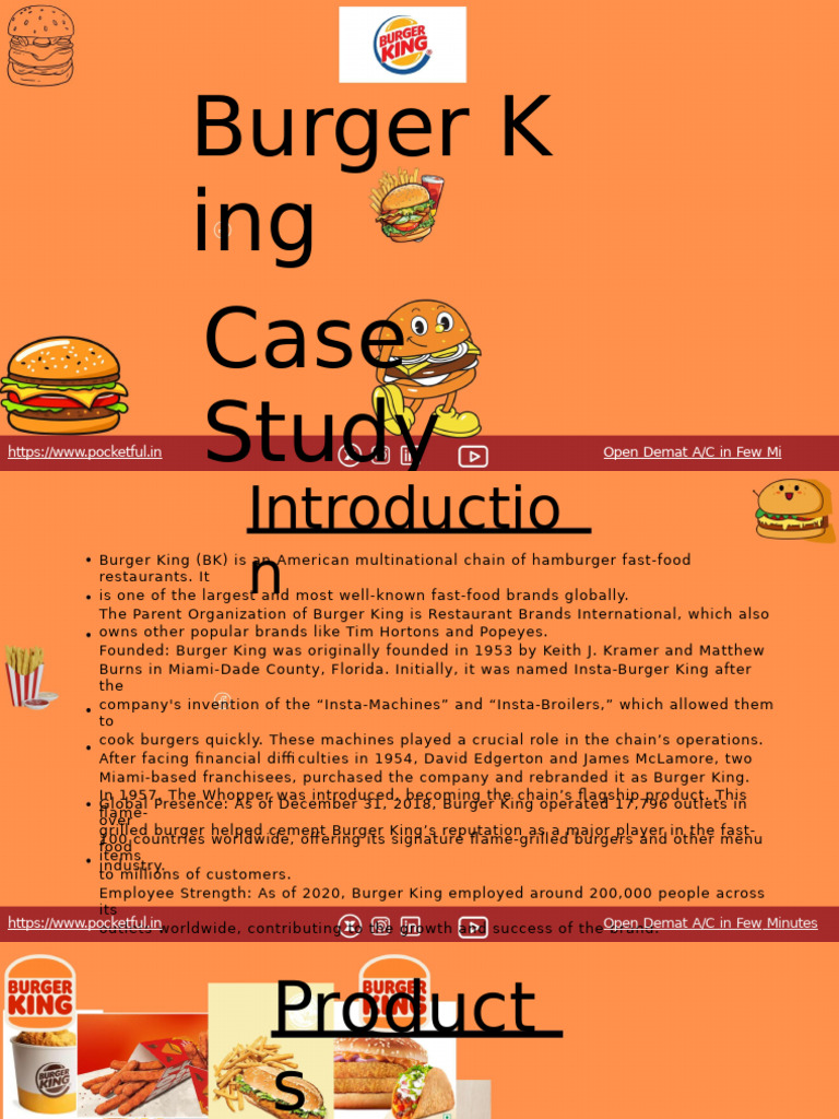 Burger King Case Study | PDF | Hamburgers | Fast Food