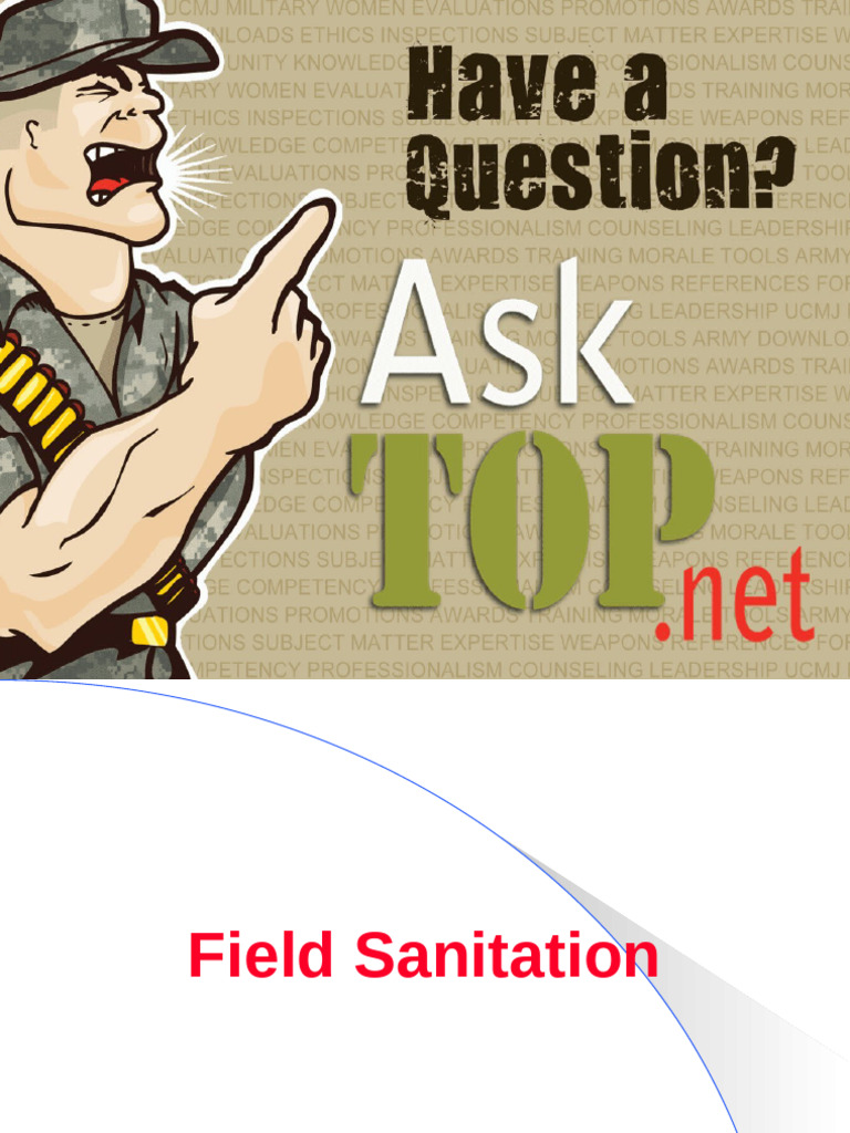 Field Sanitation Standards Overview | PDF | Drinking Water | Hygiene