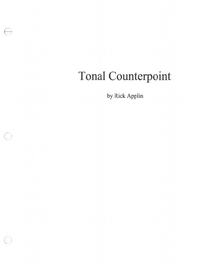 Counterpoint | PDF
