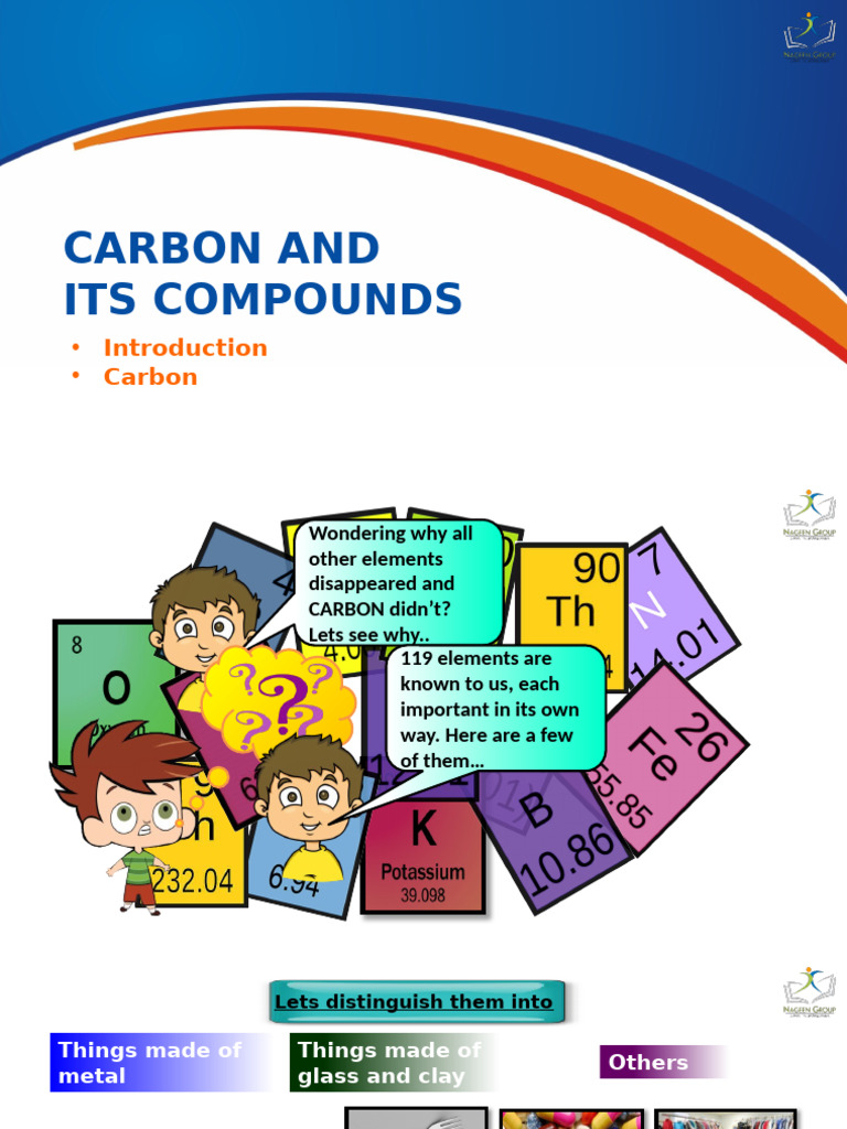Class 10 PPT Science Chapter - 4 - Carbon and Its Compounds | PDF | Alkene | Alkane