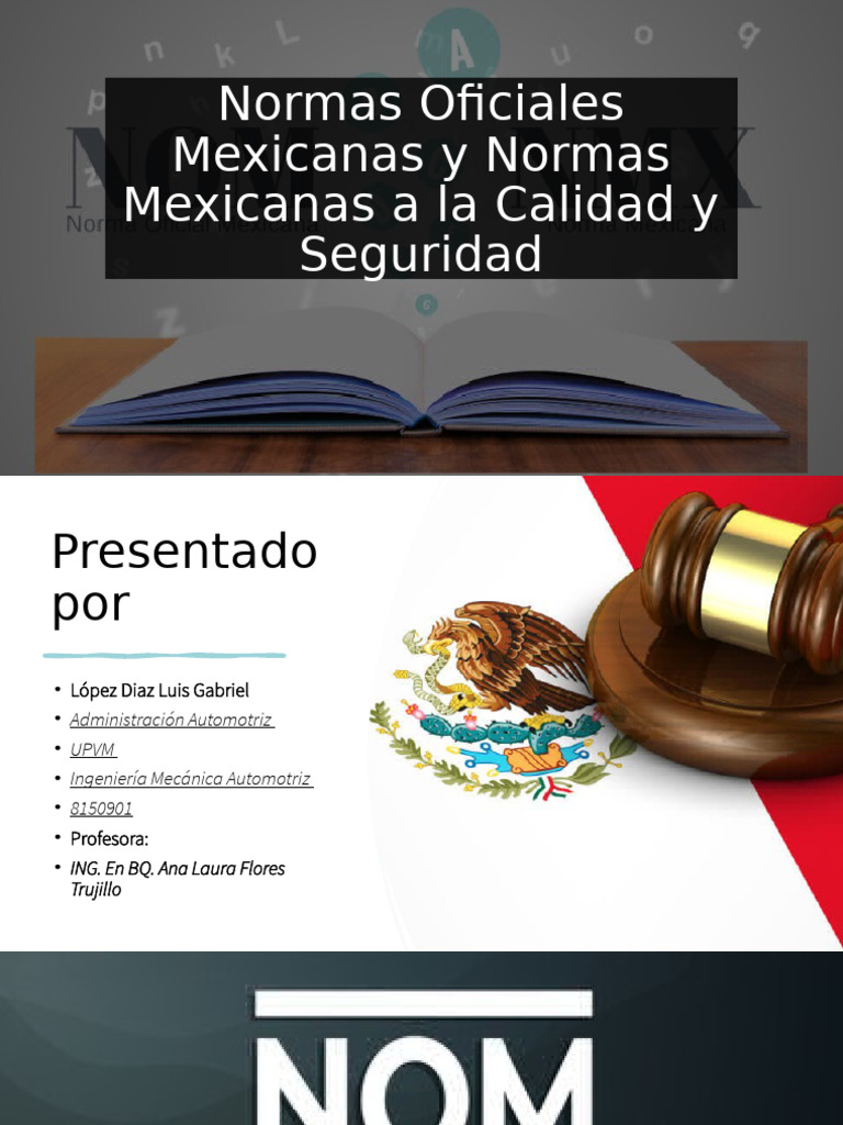 Nom y NMX Calidad | PDF | Gestión de la calidad | Calidad (comercial)