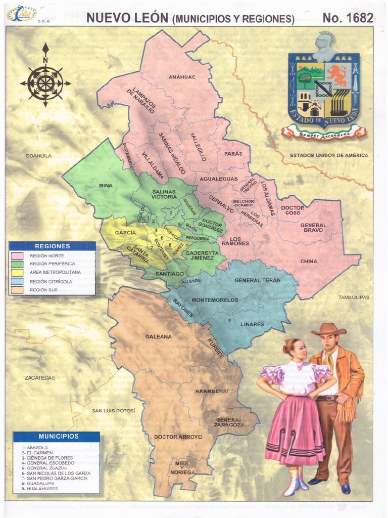 Nuevo Leon Municipios y Regiones Pffa | PDF