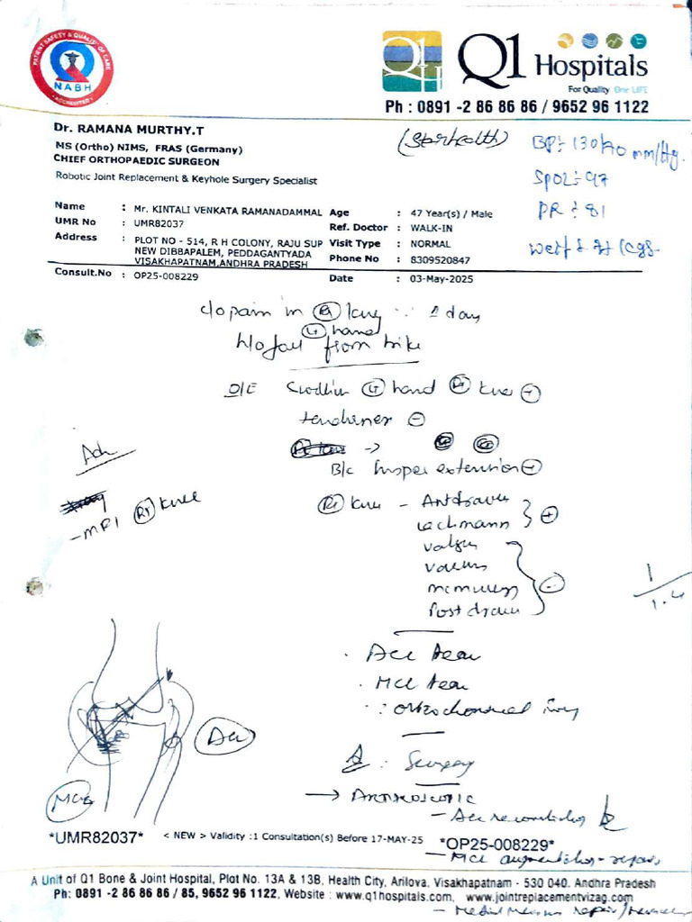 Q1 Pre Medic Prisriptions 1.9mb | PDF | Limbs (Anatomy) | Lower Limb ...