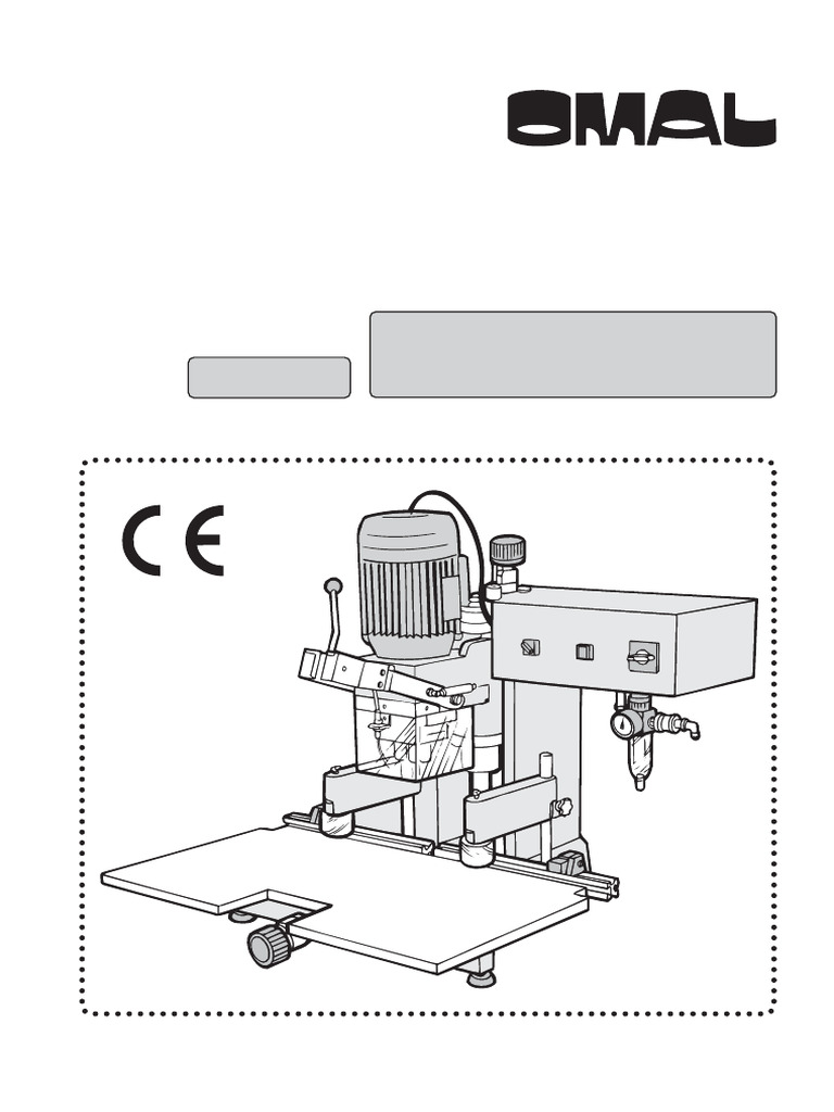 OMAL Insert C Machine Instruction Manual | PDF | Drilling | Drill