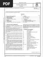 DIN 5480-1: Involute Spline Standards | PDF | Engineering Tolerance | Gear