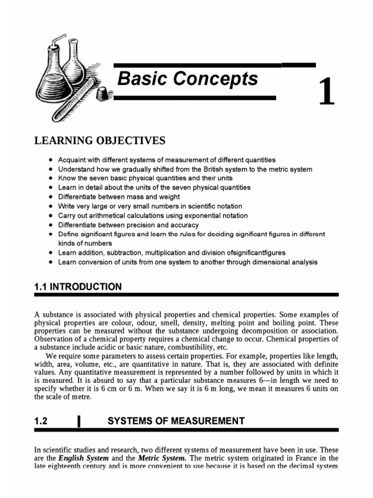 C1. Basic Concepts | PDF