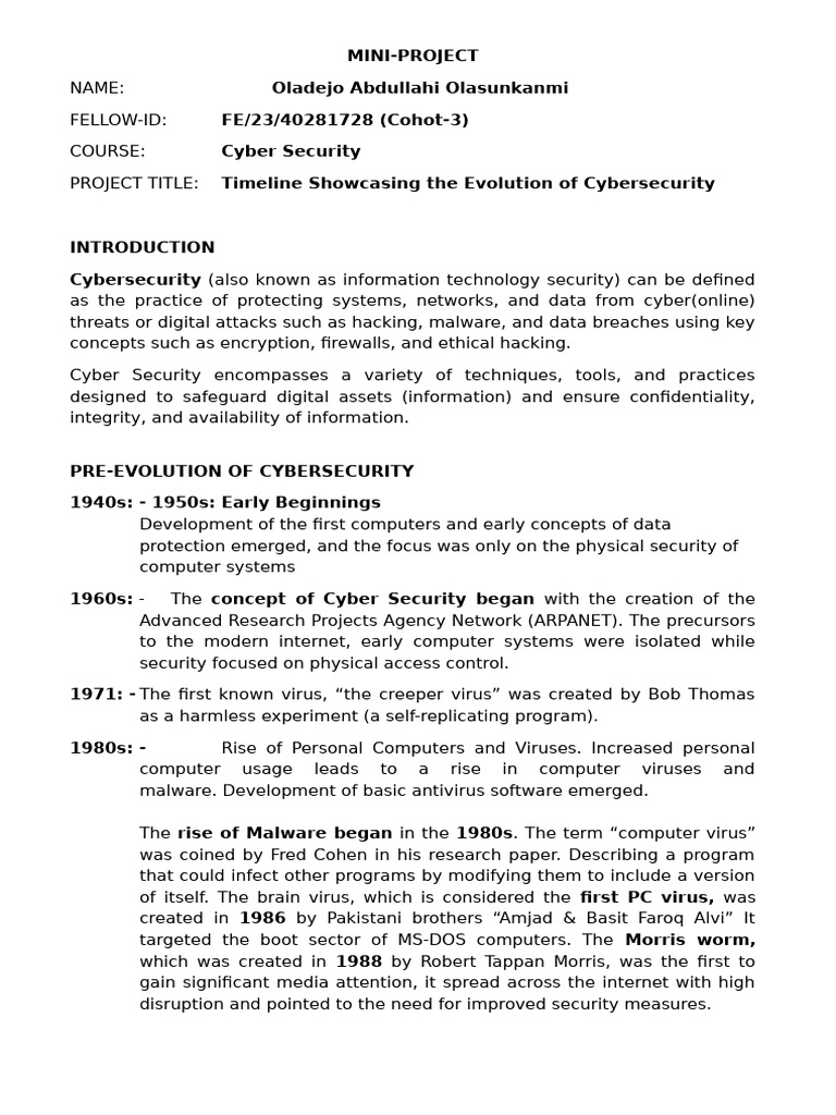 OladejoAO_mini-project_Create a Timeline Showcasing the Evolution of ...