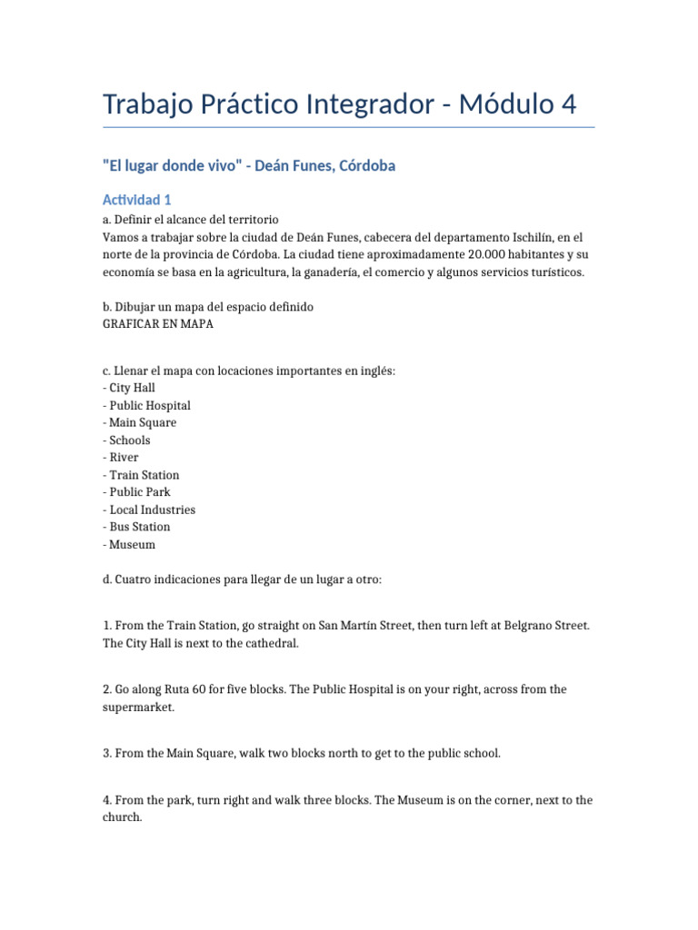 TP Integrador Dean Funes | PDF | Vertedero | Residuos