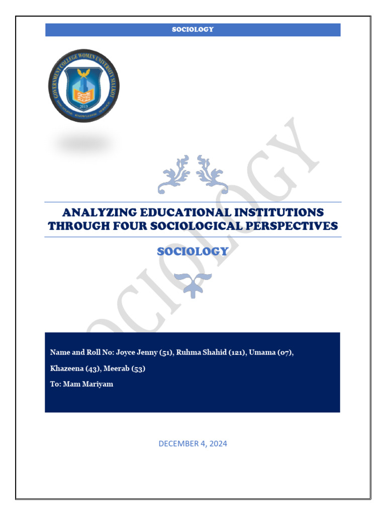 Exploring The Foundations of Sociology | PDF | Sociology | Social ...