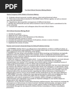 ACA Ethical Decision - Making Model | PDF | Decision Making | Justice