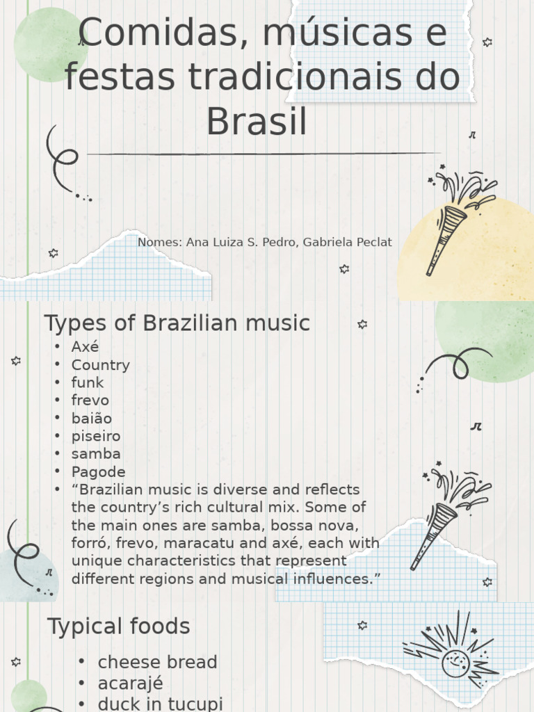 Brazil Social Customs and Traditions - Brazilian Cultural Studies Theme ...