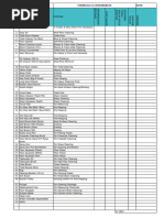 Toilet Log Sheet | PDF