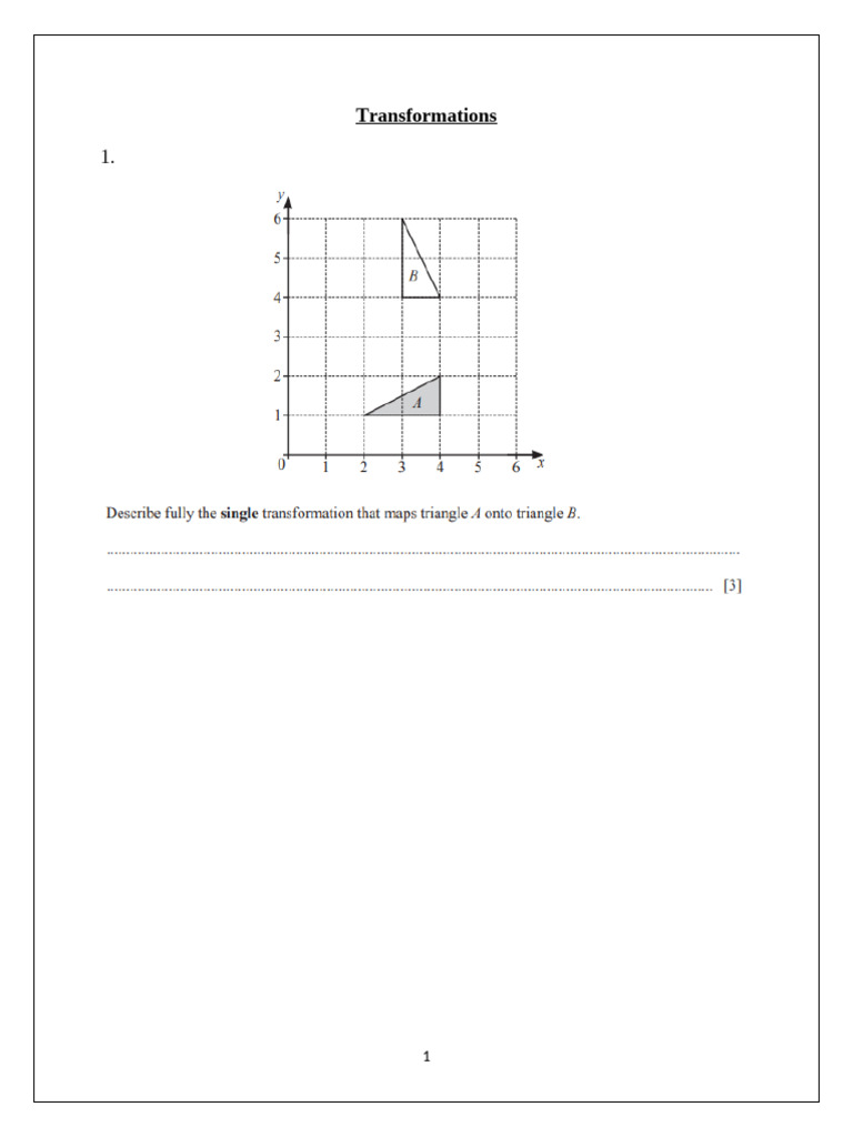Transformations | PDF