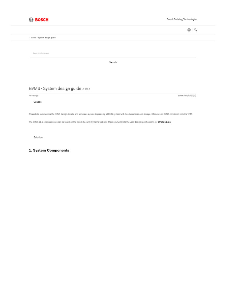 BVMS - System Design Guide | PDF | Windows 10 | Microsoft Sql Server