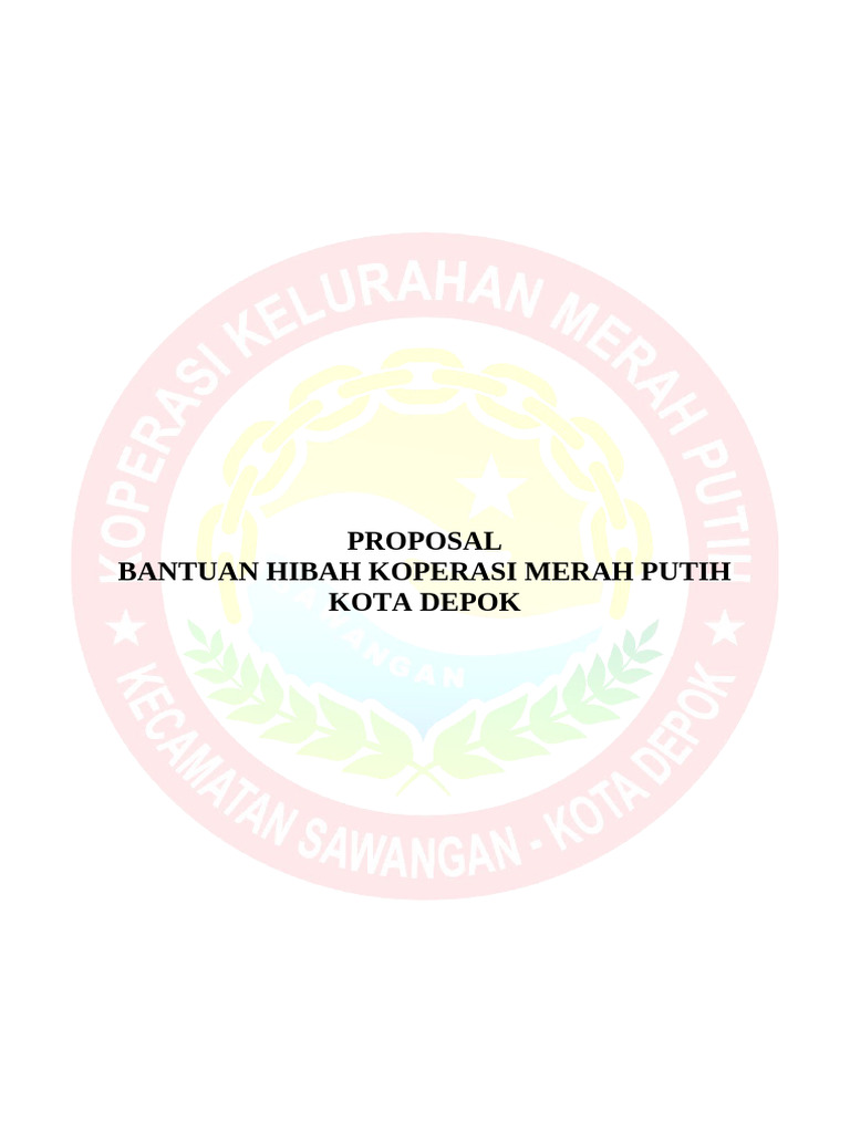 Contoh Proposal Hibah Koperasi NDX | PDF