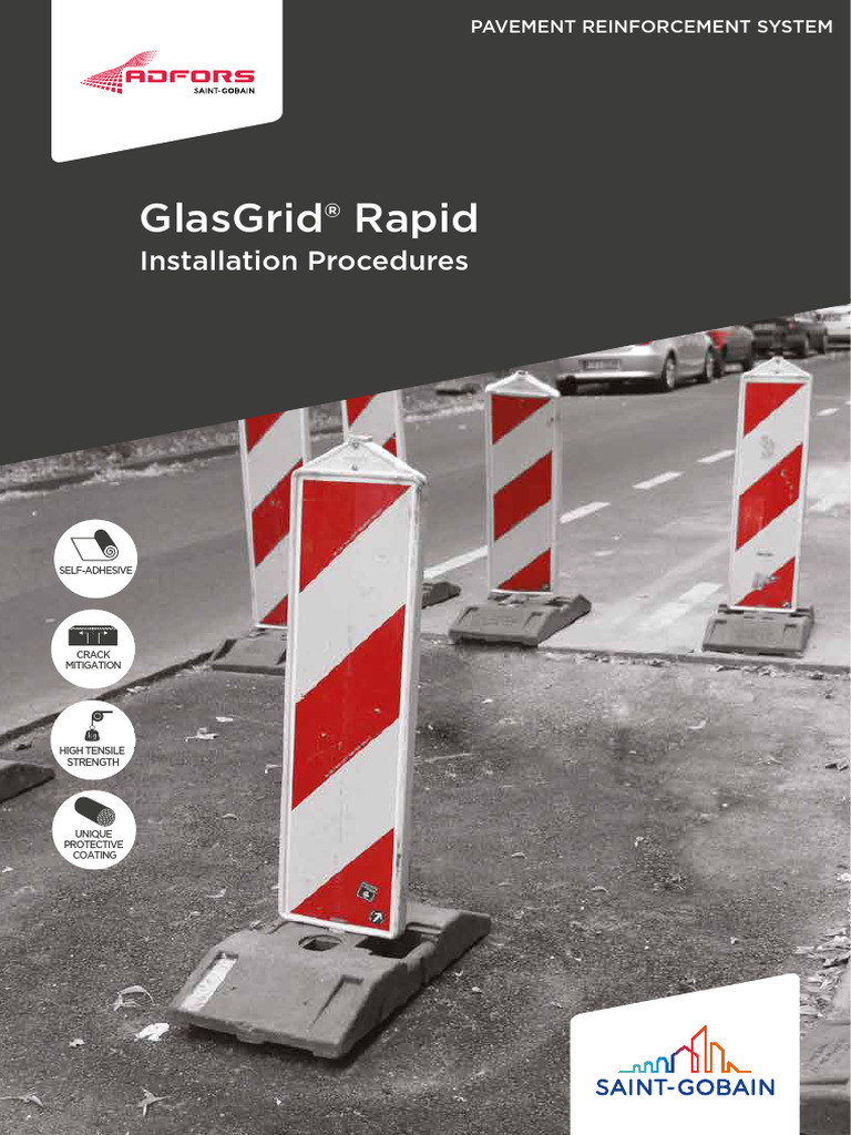 Installation Manual GlasGrid RAPID | PDF | Road Surface | Concrete